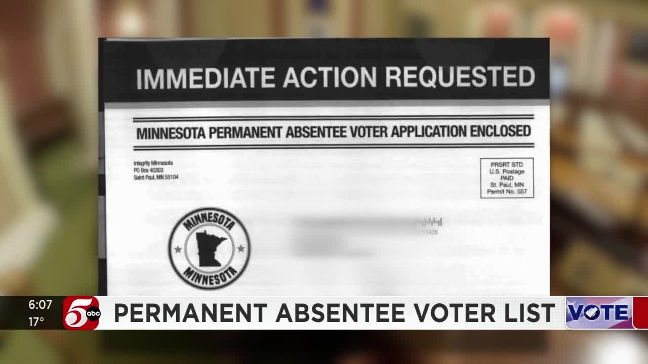 ‘Permanent’ absentee ballots catching on in Minnesota - YouTube