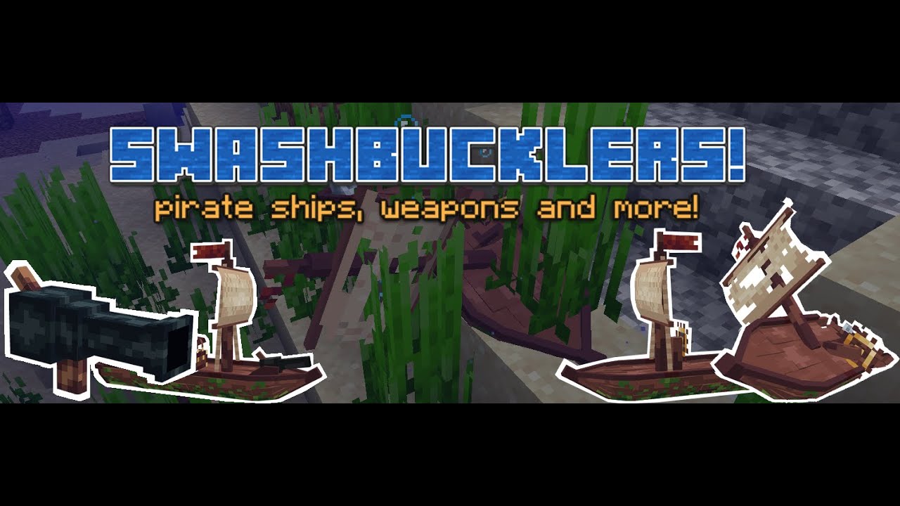 Swashbucklers! || Minecraft mod trailer - YouTube