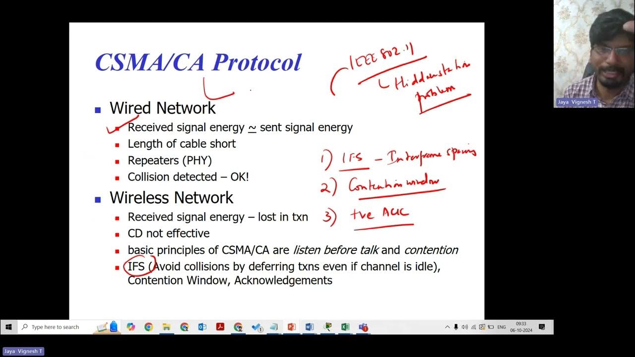 CSMA / CA MAC Protocol & Hidden Station Problem - YouTube
