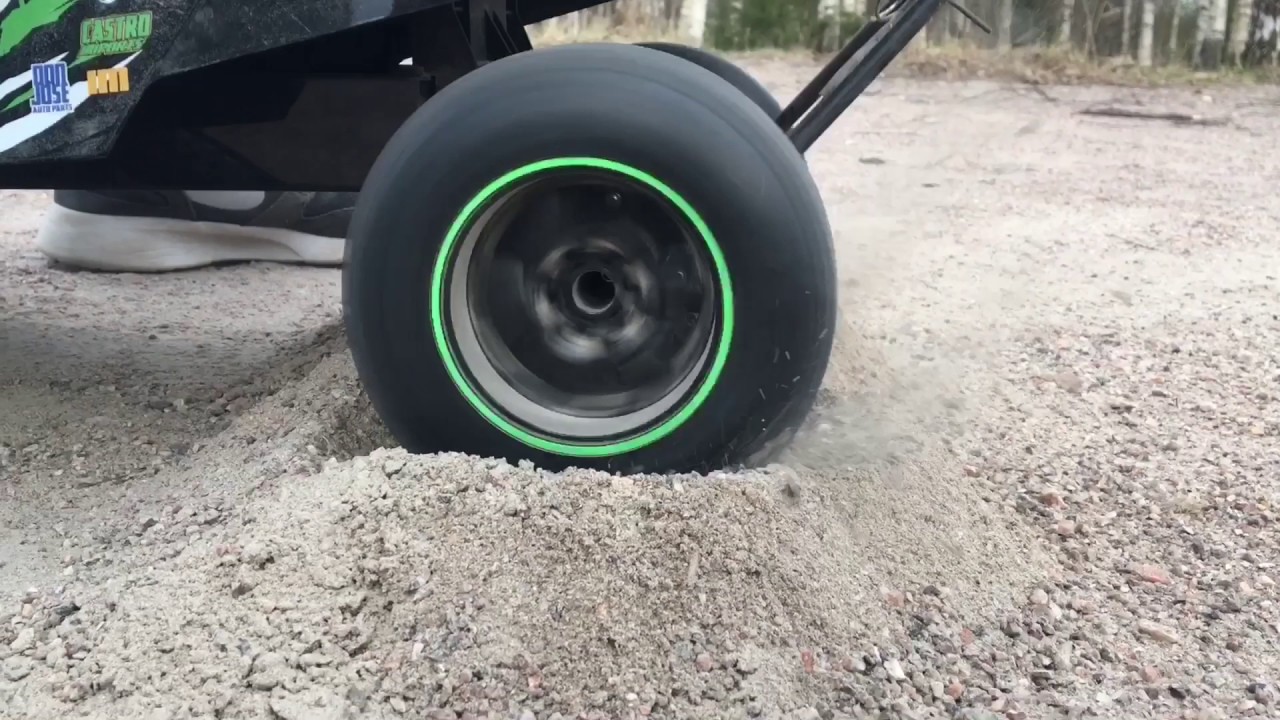 Burnout in sand - YouTube