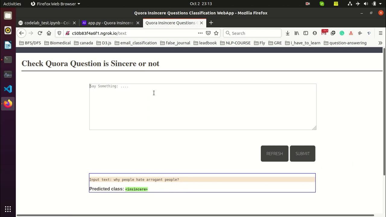 Quora Insincere Questions Classification WebApp - YouTube