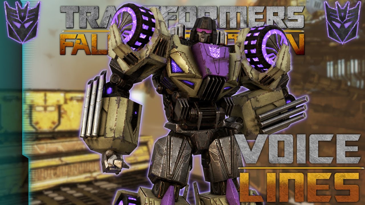 Transformers: Fall of Cybertron - Swindle Voice Lines - YouTube