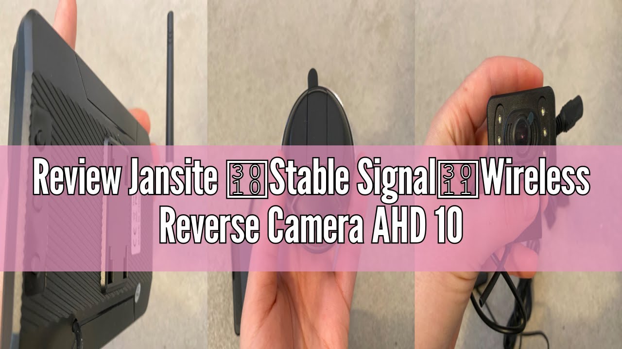Review Jansite 【Stable Signal】Wireless Reverse Camera AHD 1080P ...
