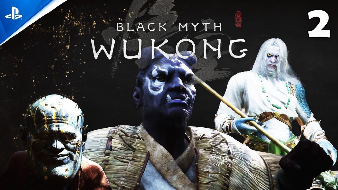 Black Myth Wukong PS5 Part 2: Guangmo, Wight, Whiteclad Noble 4K HDR ...