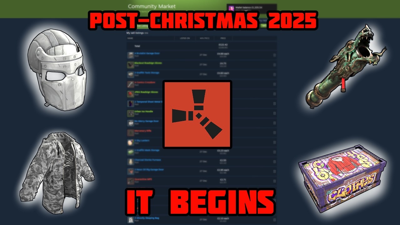 Rust Post-Christmas 2025: IT BEGINS! (December 28 2024) - YouTube