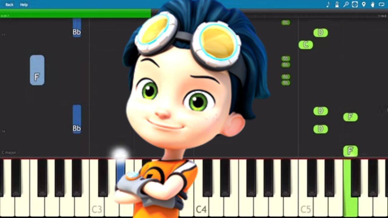 Rusty Rivets Theme Song - Piano Tutorial - YouTube