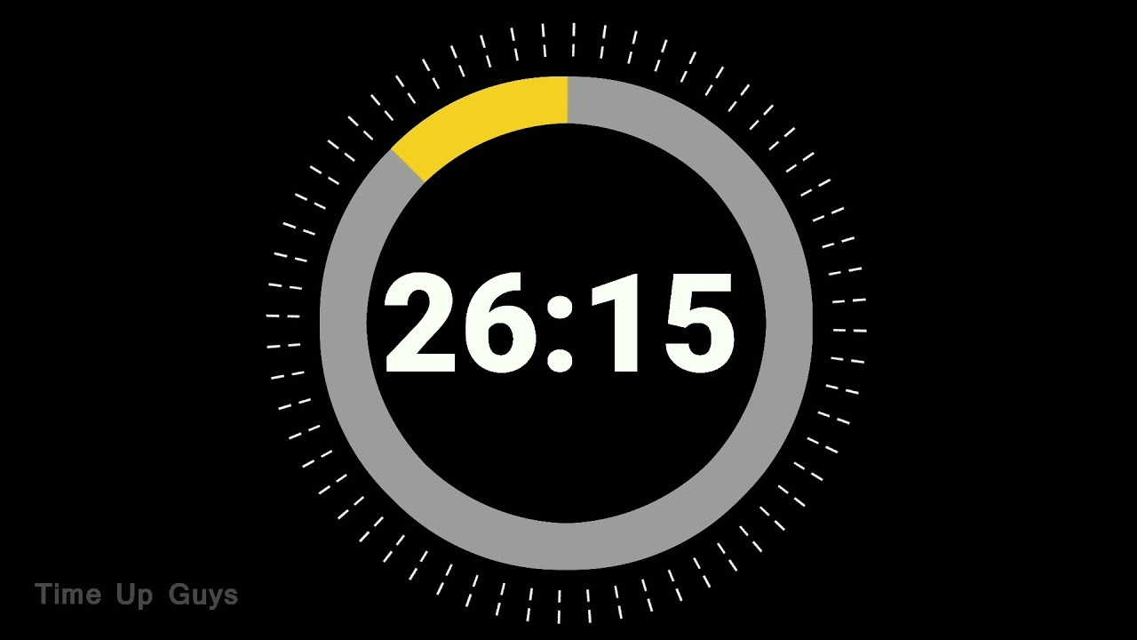 26 Minute 15 Second Timer Countdown 🔔 || Study Time || Deep Focus ...