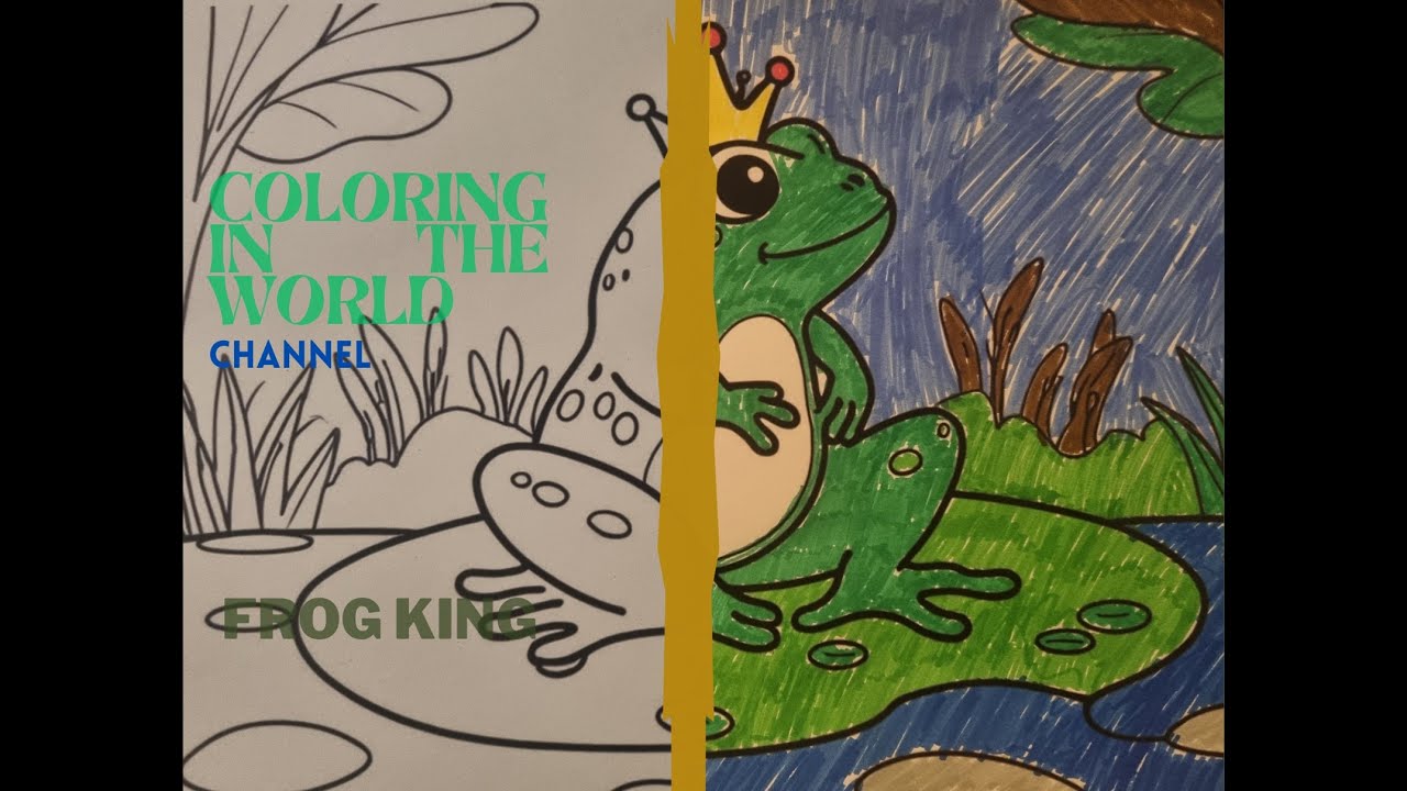 The Crowned Frog: Watch the Colors Bring It to Life - YouTube