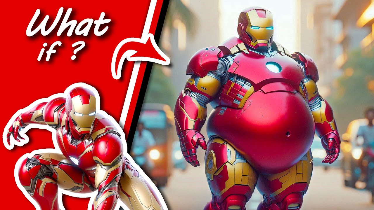 AVENGERS but CHUBBY VENGERS | Characters from MARVEL & DC - YouTube