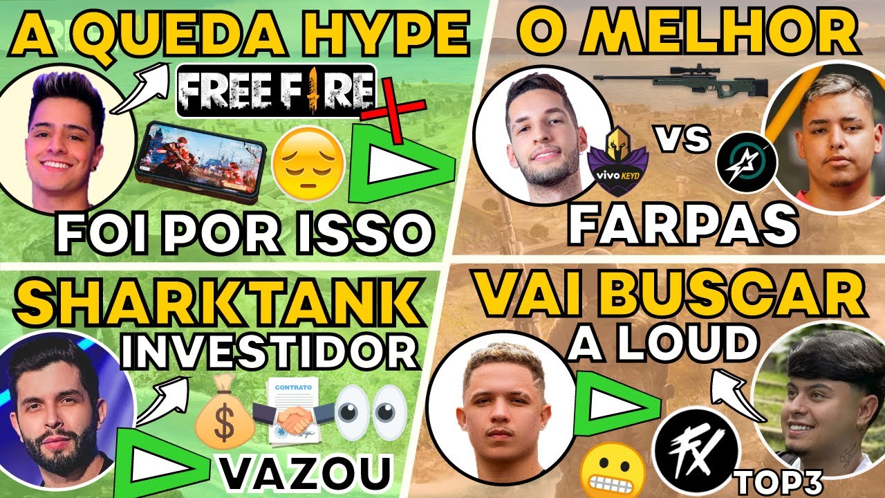 CORINGA FALA QUEDA HYPE FF ! NANDO9 X YAGO FARPAS ! FX BUSCAR LOUD LBFF ! VAZOU PH SHARKTANKS ...