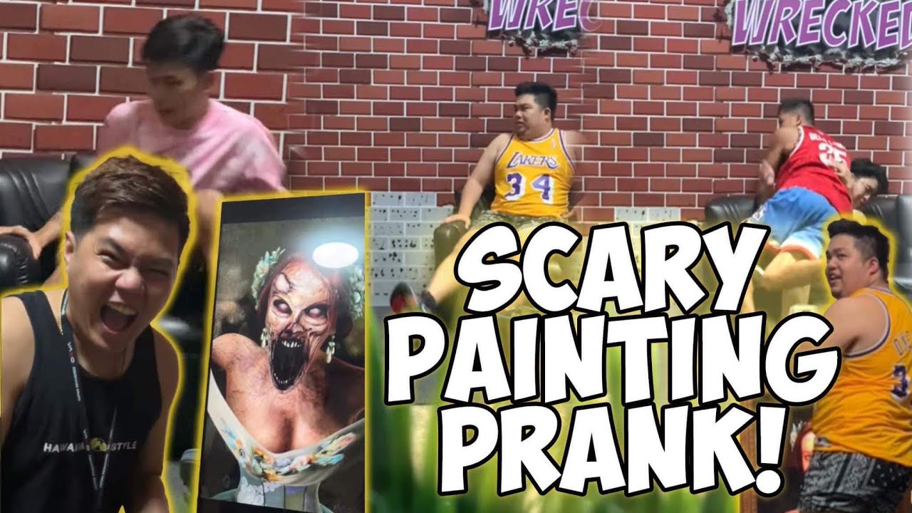 SCARY PAINT PRANK SA BOOTCAMP #bossluciovlogs - YouTube
