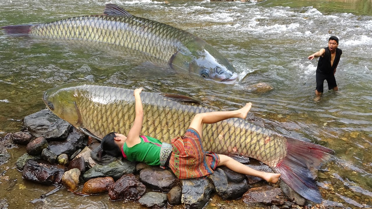 TOP 10 Fishing Video - Survival Skills In The Forest - Cooking Fish ...