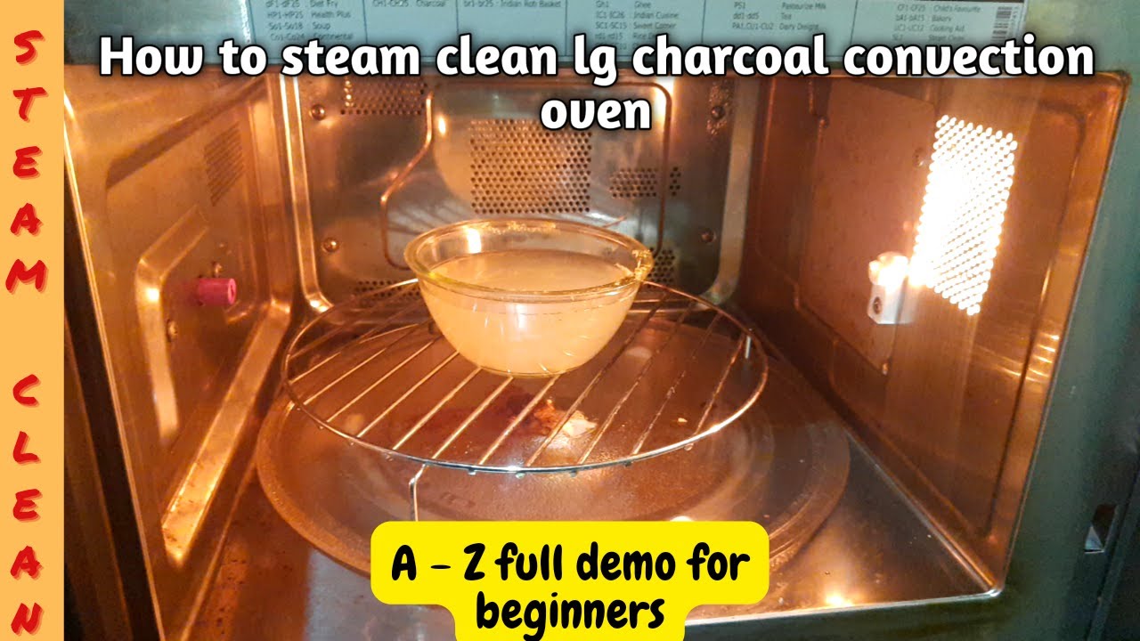 How to steam clean lg charcoal convection oven | ஓவன் ஸ்டீம் கிளீன் ...