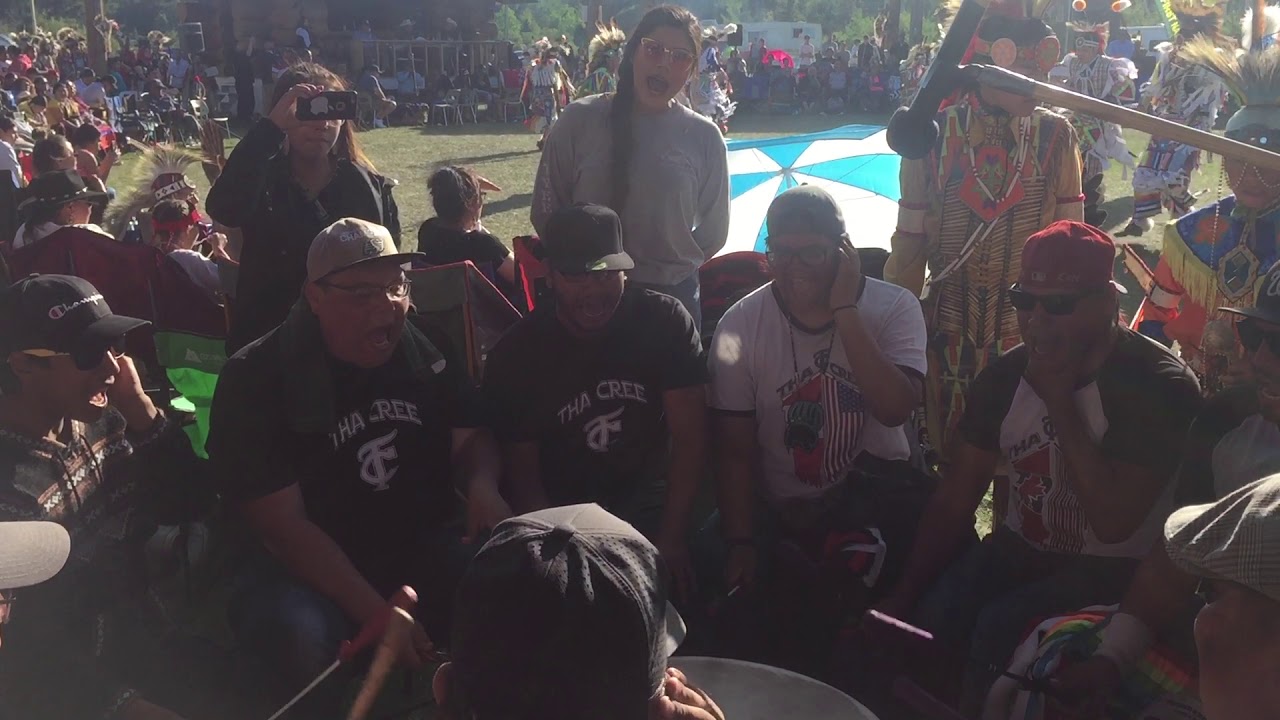 Tha cree @ thunderchild powwow 2019 - YouTube
