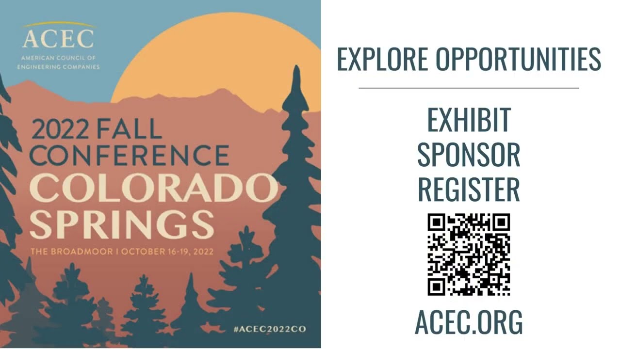 ACEC Fall Conference 2022 - Exhibit and Sponsor - YouTube