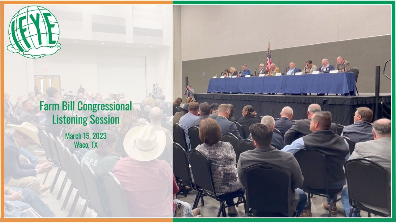 IFYE National Program Director, Melissa Haberstroh, addresses Farm Bill ...