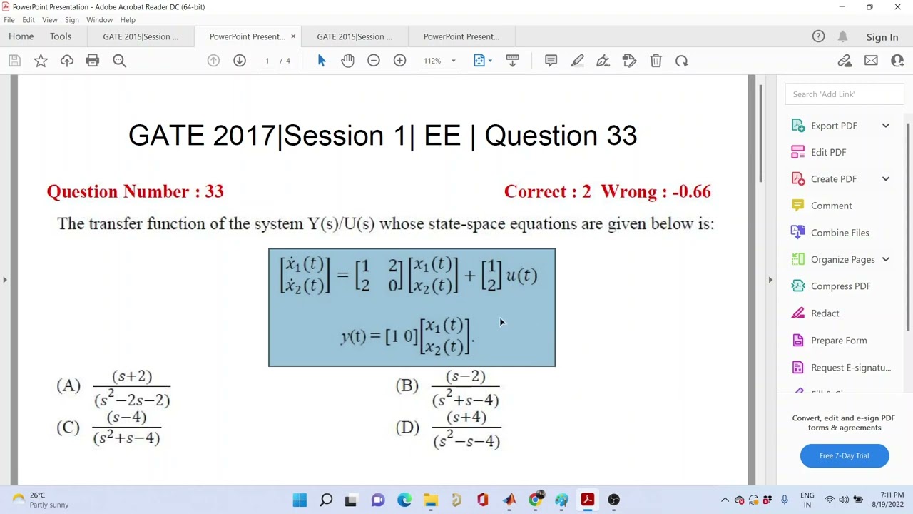EE Control systems 28 8 2022 - YouTube