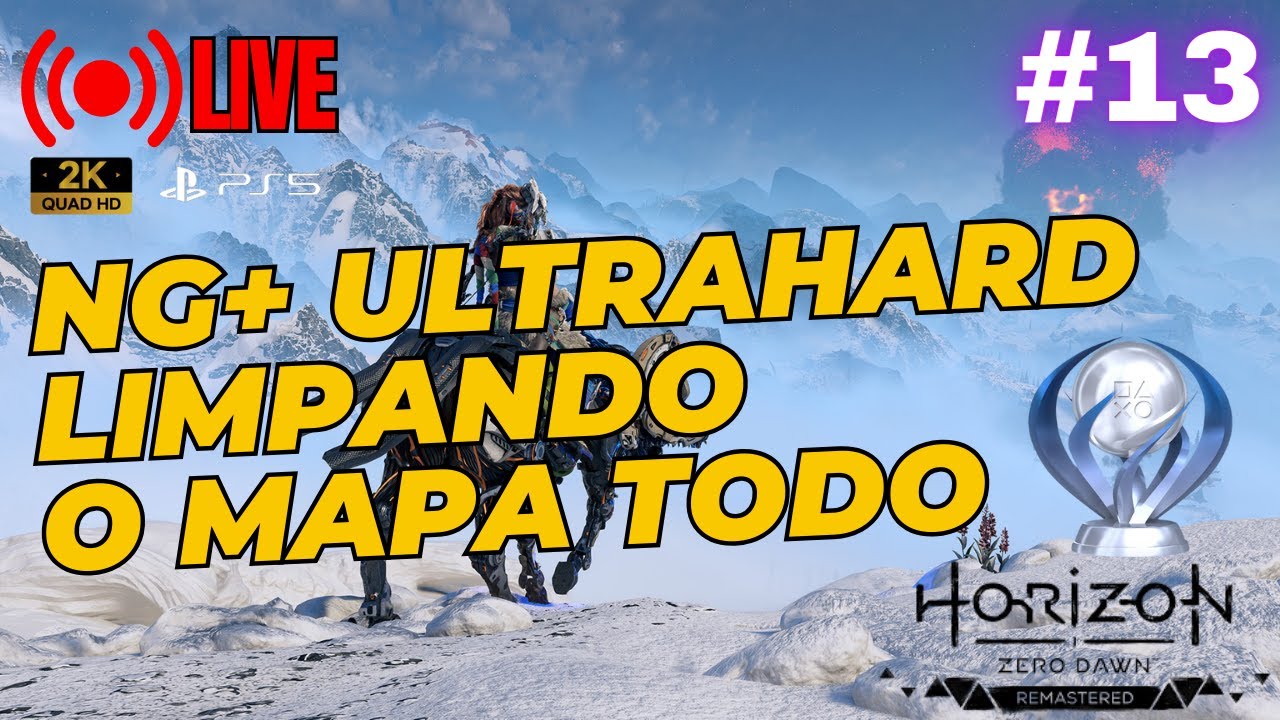 HZD Remaster - NG+ Ultrahard Bora fazer tudo agora, partiu platina (PS5 ...