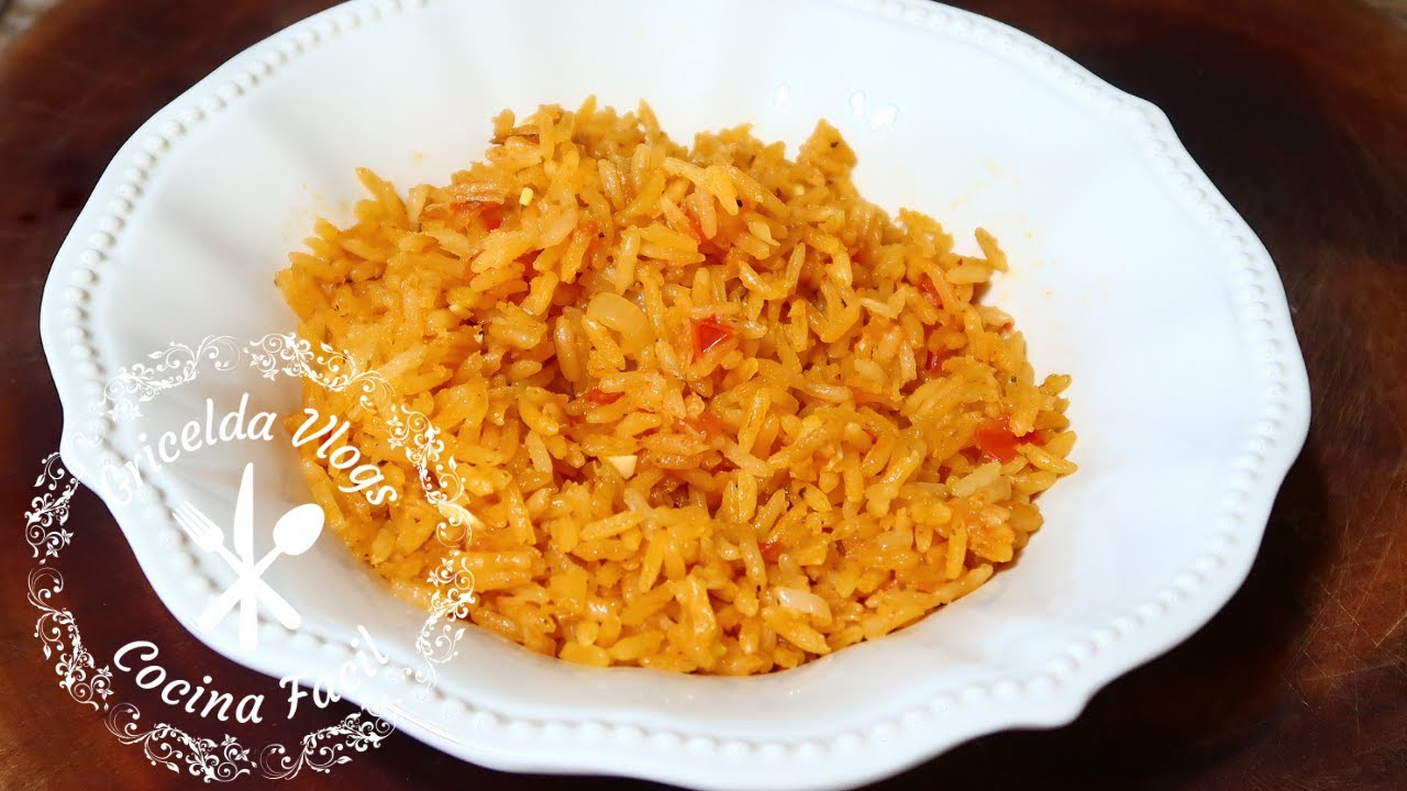 receta facil ARROZ ROJO | FACIL Y PRACTICO | NO SE BATE Y NO SE PEGA ...