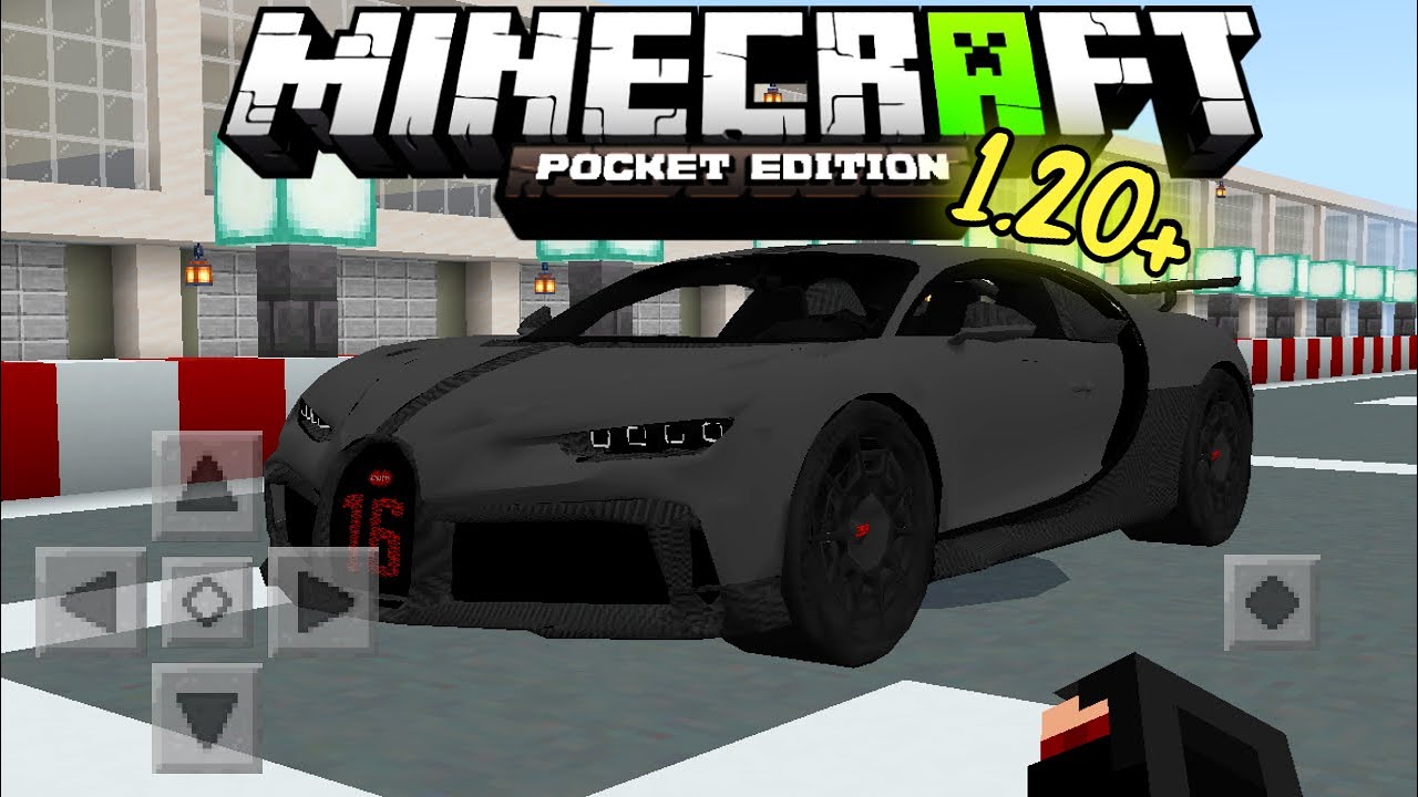 Minecraft PE: Bugatti Chiron Pur Sport Add-On For Minecraft Bedrock ...