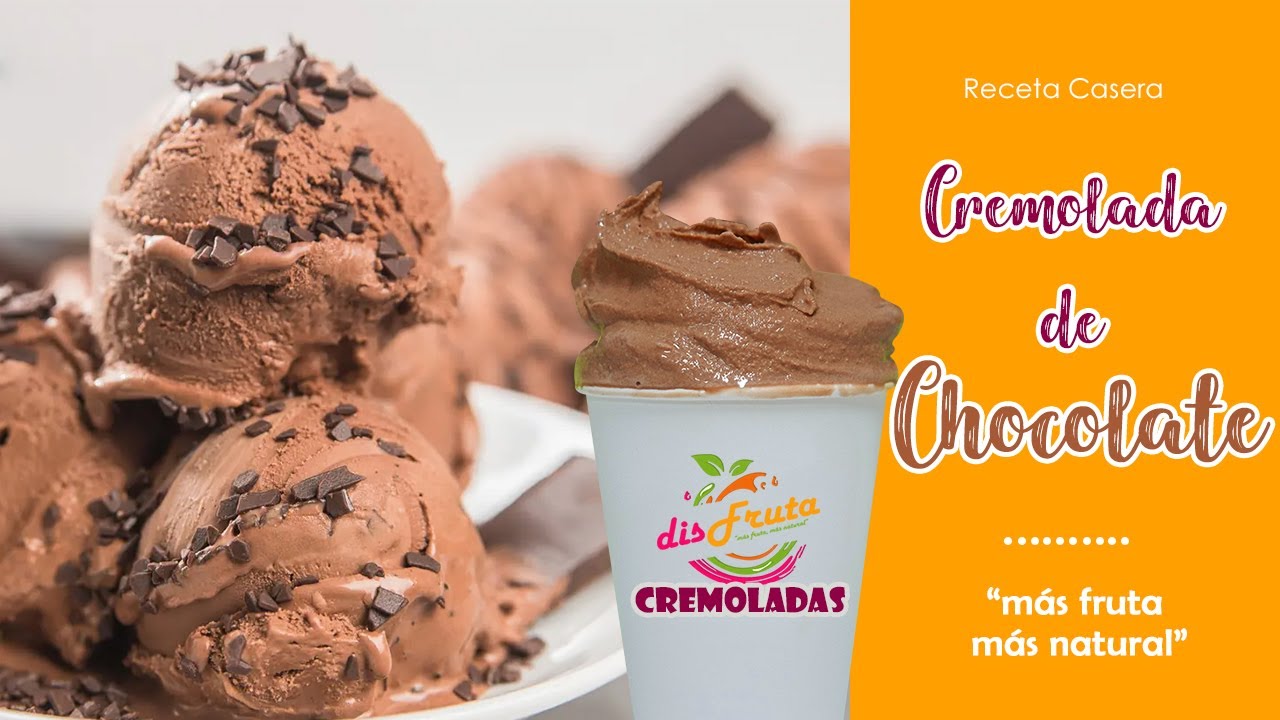 Cremolada de Chocolate - Cremoladas Disfruta - YouTube