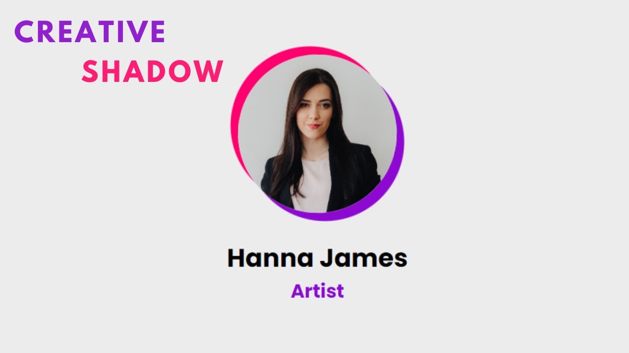 Creative Shadow Animation Using HTML And CSS - YouTube