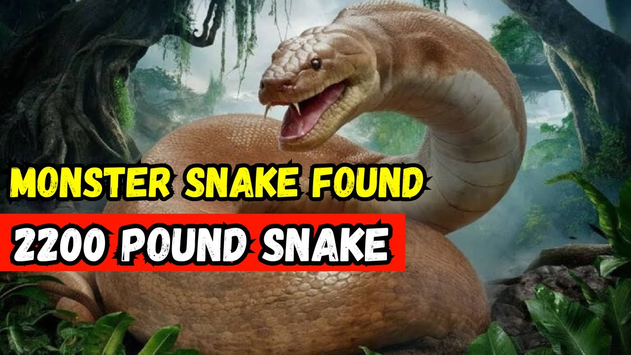 Prehistoric Monster Snake Unearthed in India – Bigger Than Modern Pythons! - YouTube