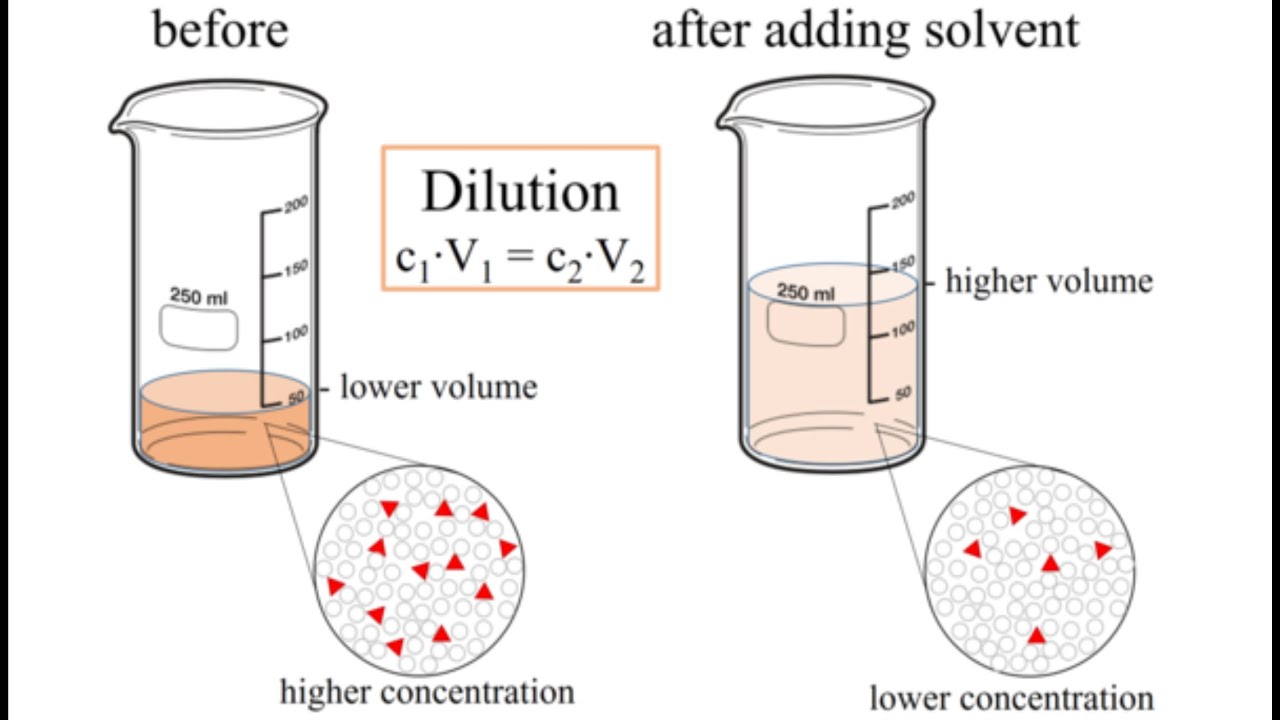 How To Calculate Dilution And Concentration YouTube