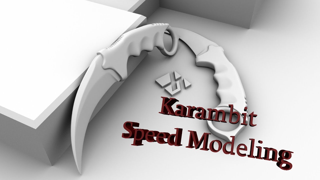 Counter Strike Knife "Karambit" | Speed Modeling Ep. 15 [Maya 2015 ...