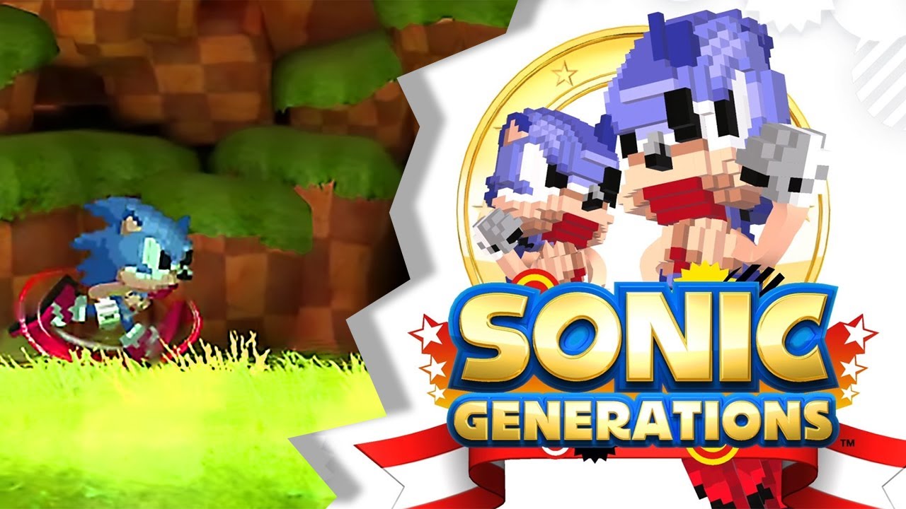 Sonic Generations 3D Pixel Sonic Mod - YouTube