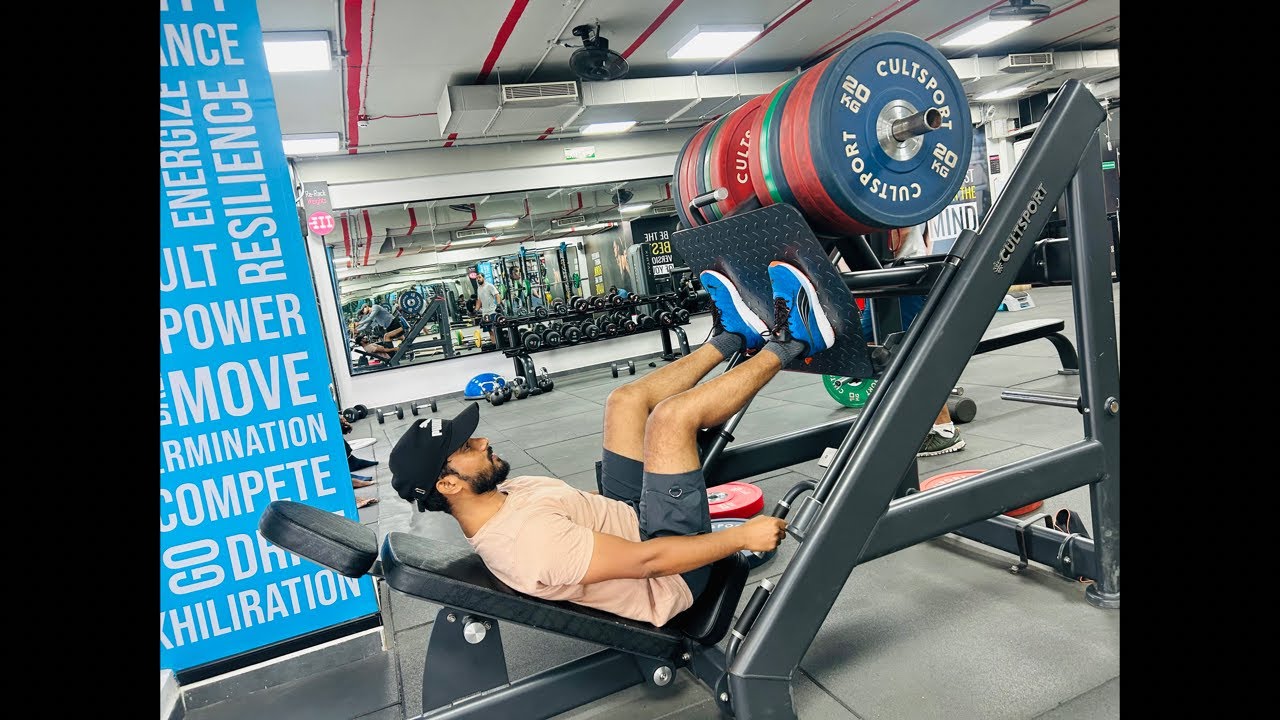 Heavily loaded Leg Press m/c…Body Dignity is live - YouTube