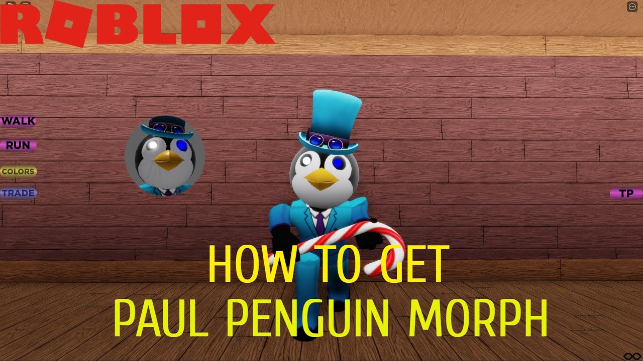 How to get "Paul Penguin" badge + Paul Penguin morph in Roblox Piggy RP ...