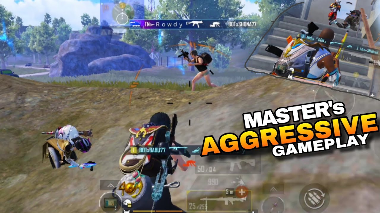 Master's aggressive gameplay against pro players | BGMI | BnB Master ...