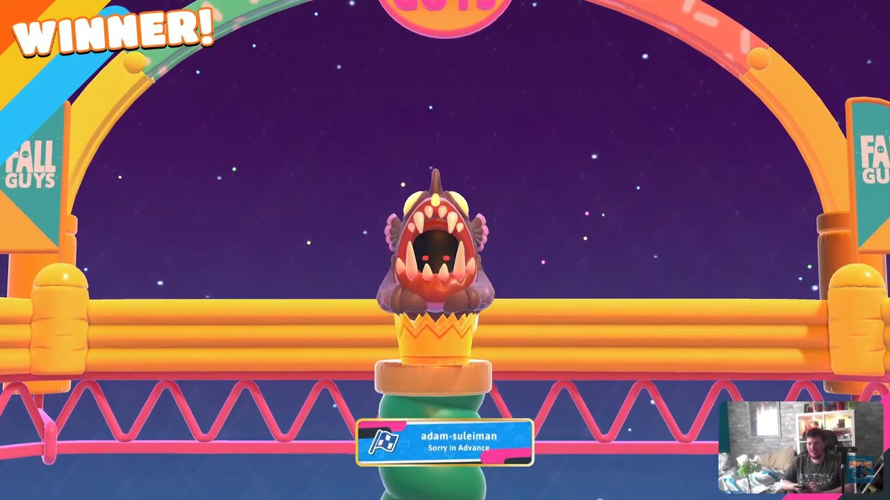 Fall guys custom live game Happy Valentines champion with 9 🌷roses go ...