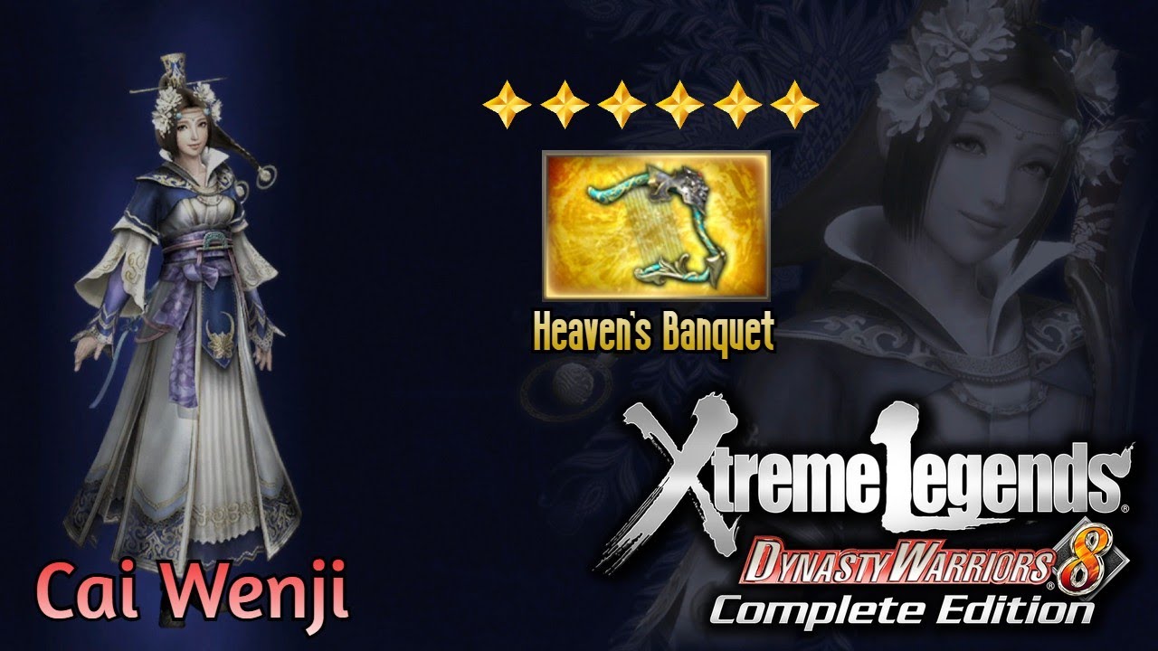 Cara Mendapatkan 6 STAR WEAPON CAI WENJI - Dynasty Warriors 8 XL ...