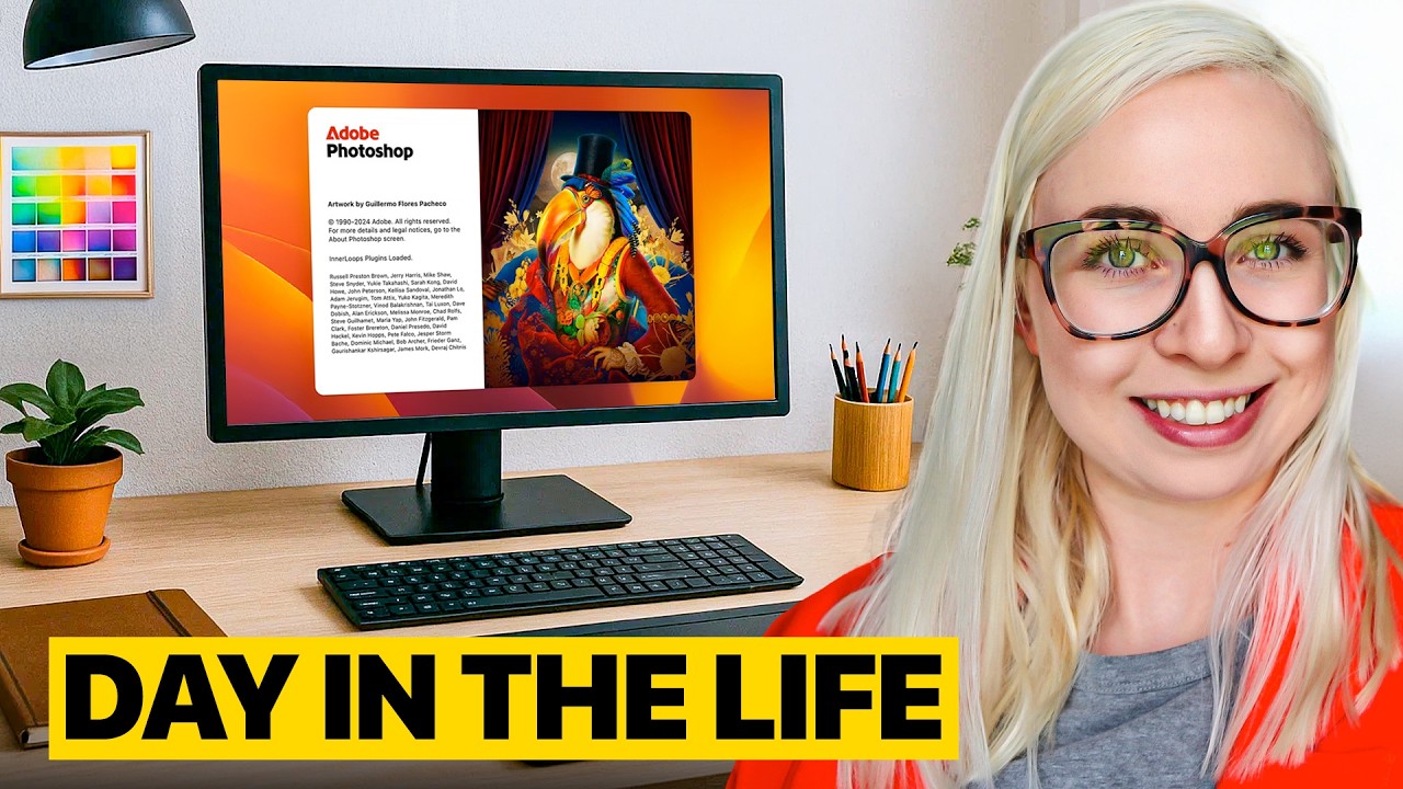 Day In The Life Of $100k+ Graphic Designer - YouTube