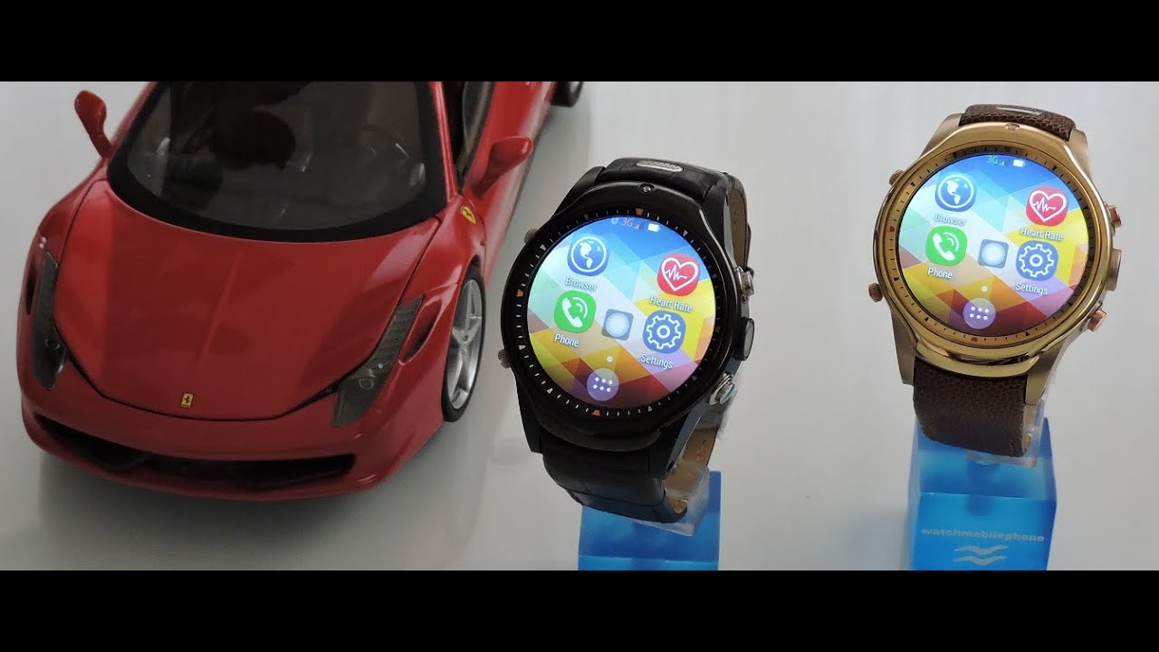 "Awatch" best Android 4.4 Smartwatch standalone (3G) round display ...