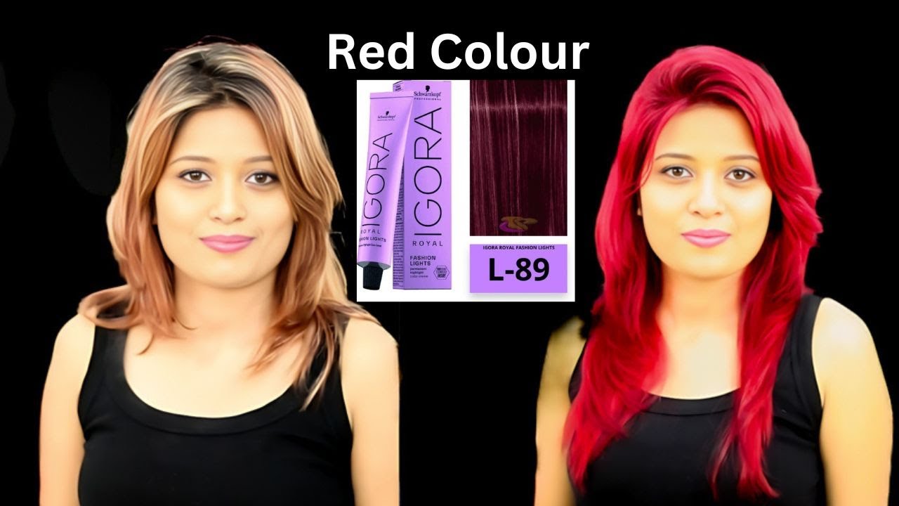 L-89 schwarzkopf Red Violet colour with 20 Vol by Sam and Jas Hair ...