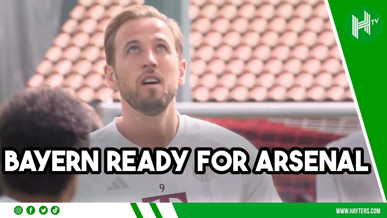Harry Kane trains with Bayern as they prepare for their HUGE Champions ...
