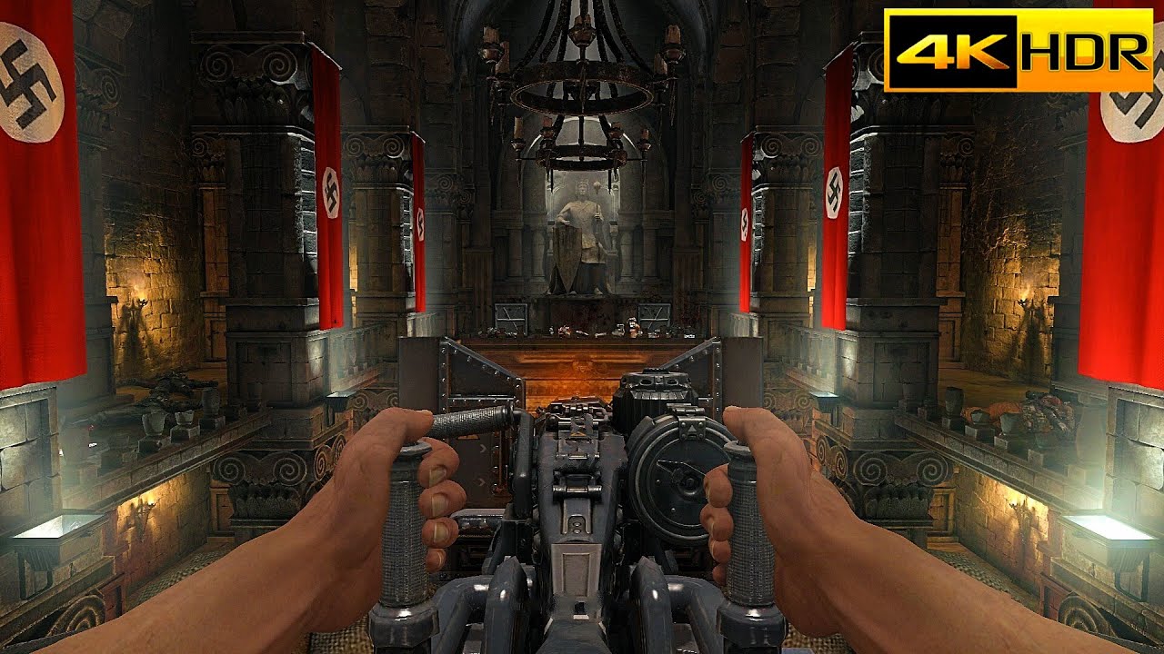 Infiltrating a German Castle in Wolfenstein - 4K 60FPS UHD - YouTube