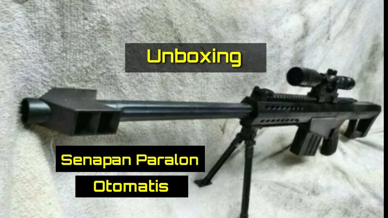 UNBOXING senapan angin paralon otomatis ||senapan paralon tenaga ...