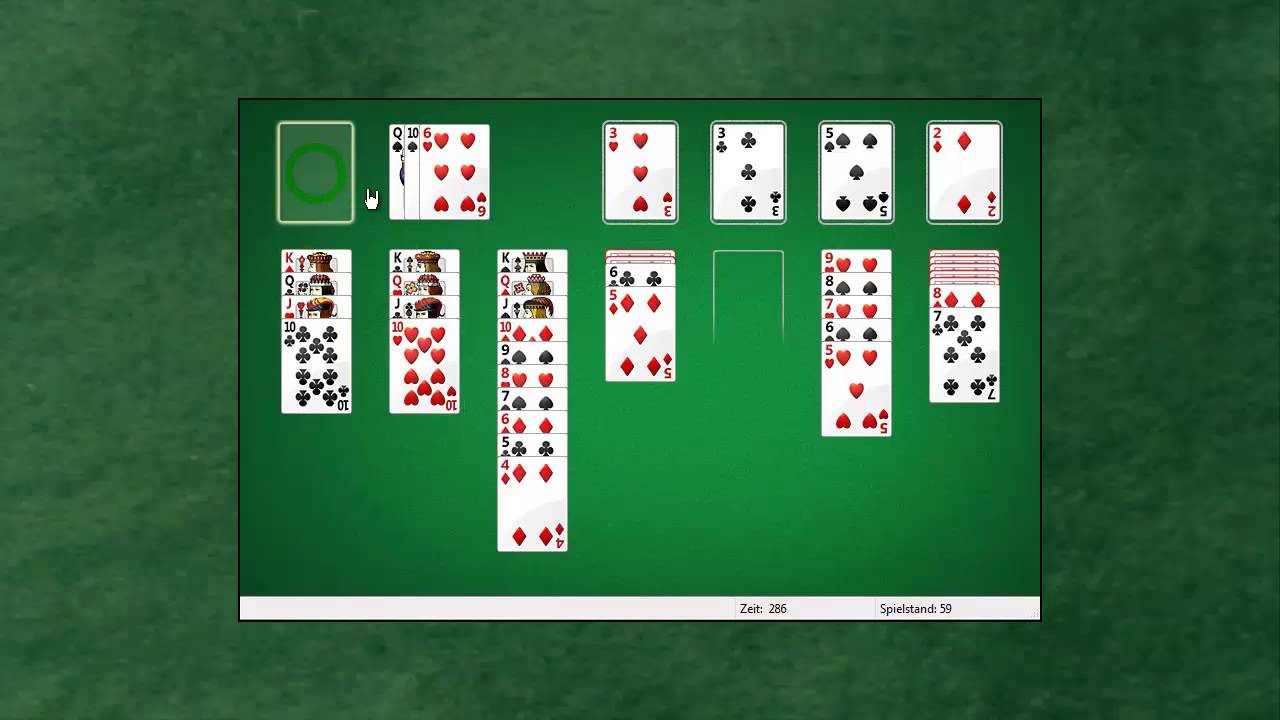 Let´s Play Windows Games [German] Part 6 - Solitaire - YouTube
