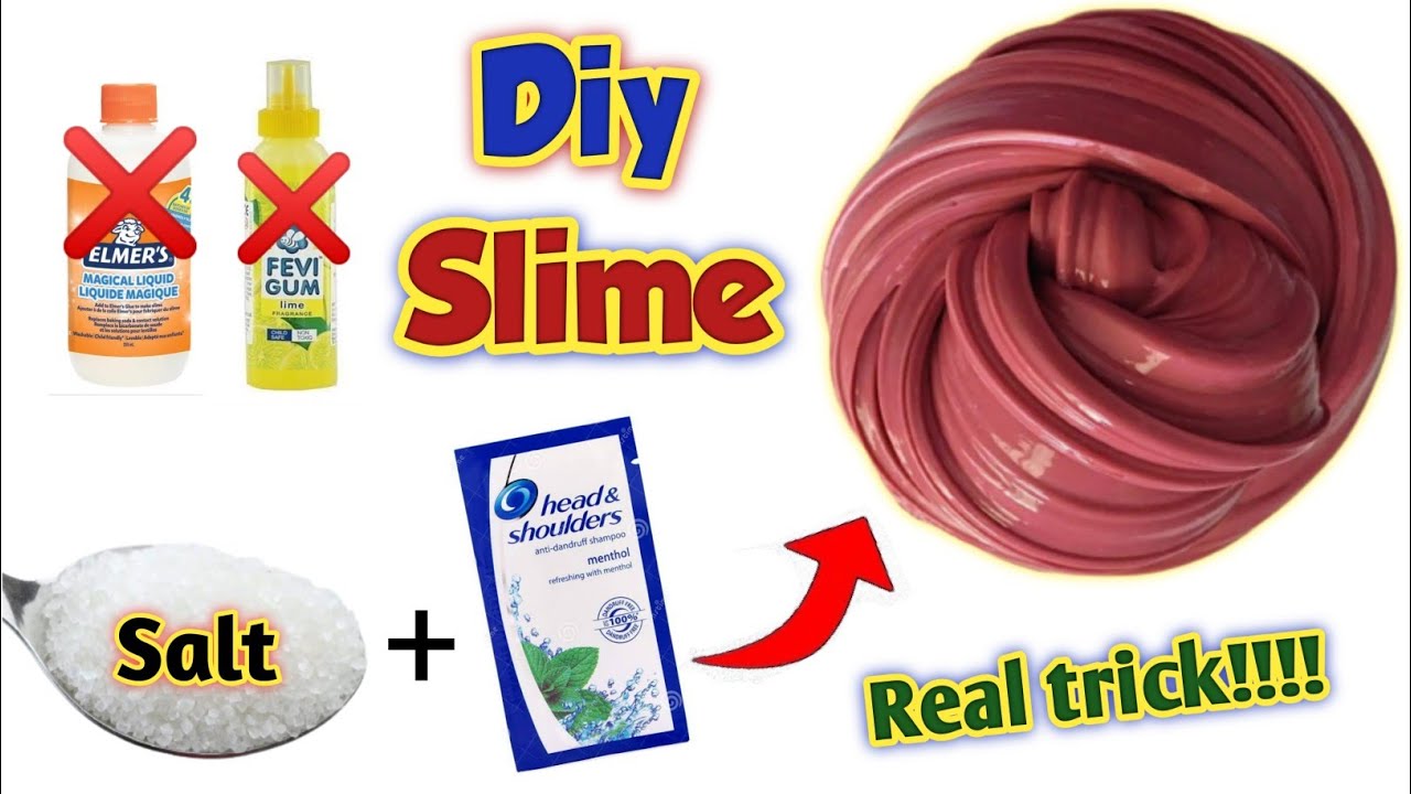How to make slime without activater at home | how to make slime without ...
