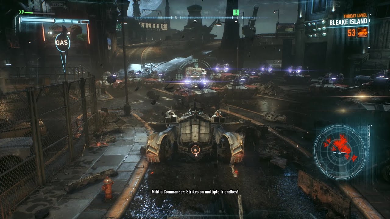 Batman Destroying Whole Army and saves GCPD - YouTube