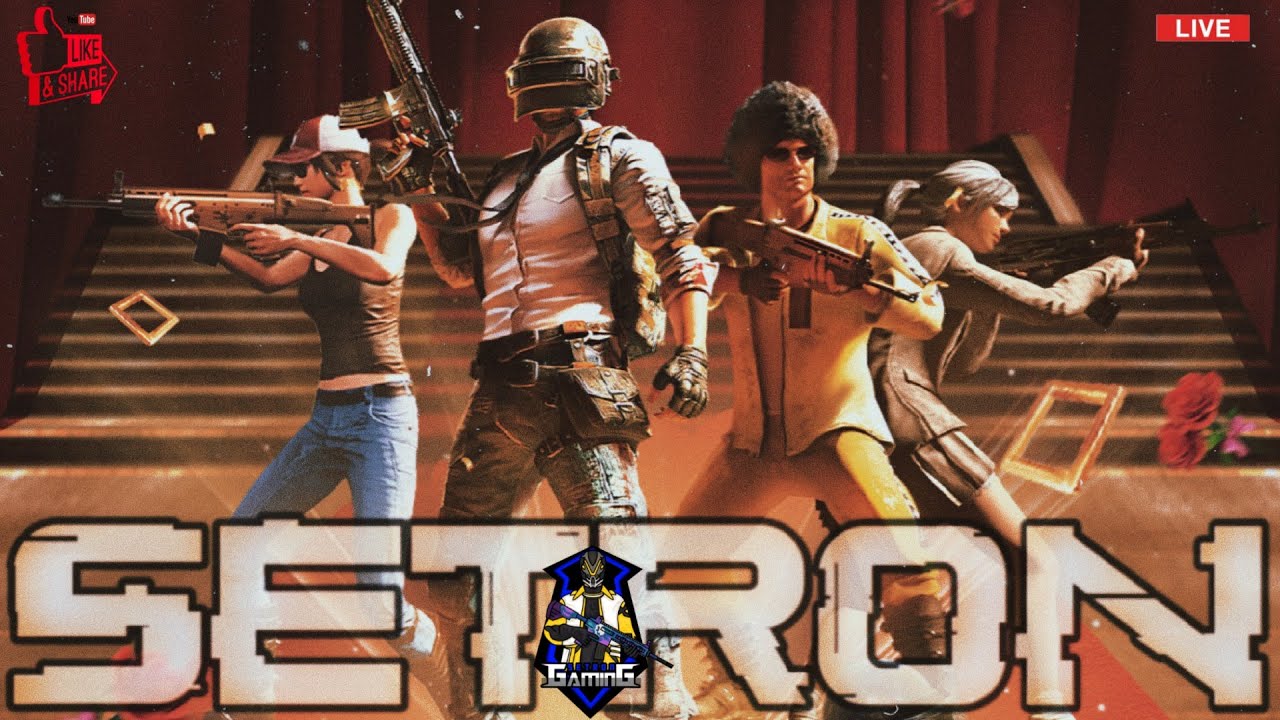 #BGMILIVE Giveaway & Full Rush Game Play // Setron is Live \\ Road to ...