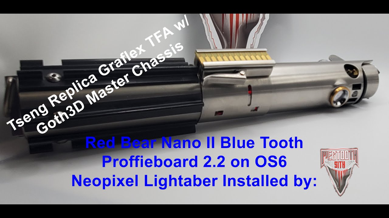 Tseng Master Graflex TFA Proffie Neopixel Lightsaber - YouTube