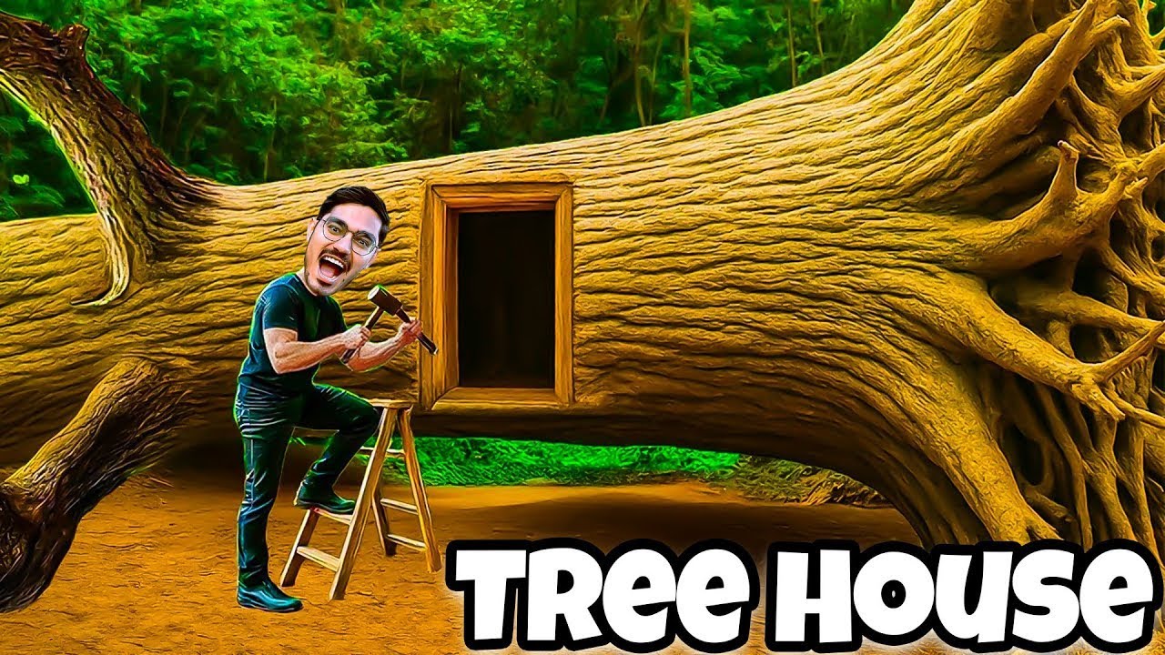 We Made 7 Star Luxury Tree House With Balcony आलिशान घर वो भी पेड़ पे ...