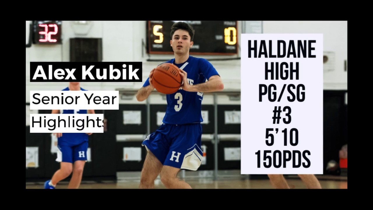 Alex Kubik Senior Year Basketball Highlights - YouTube