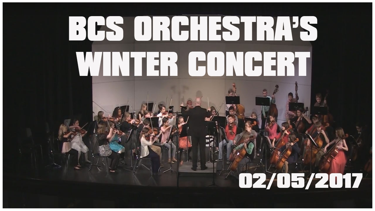 BCS Orchestra's Winter Concert 2017 - YouTube