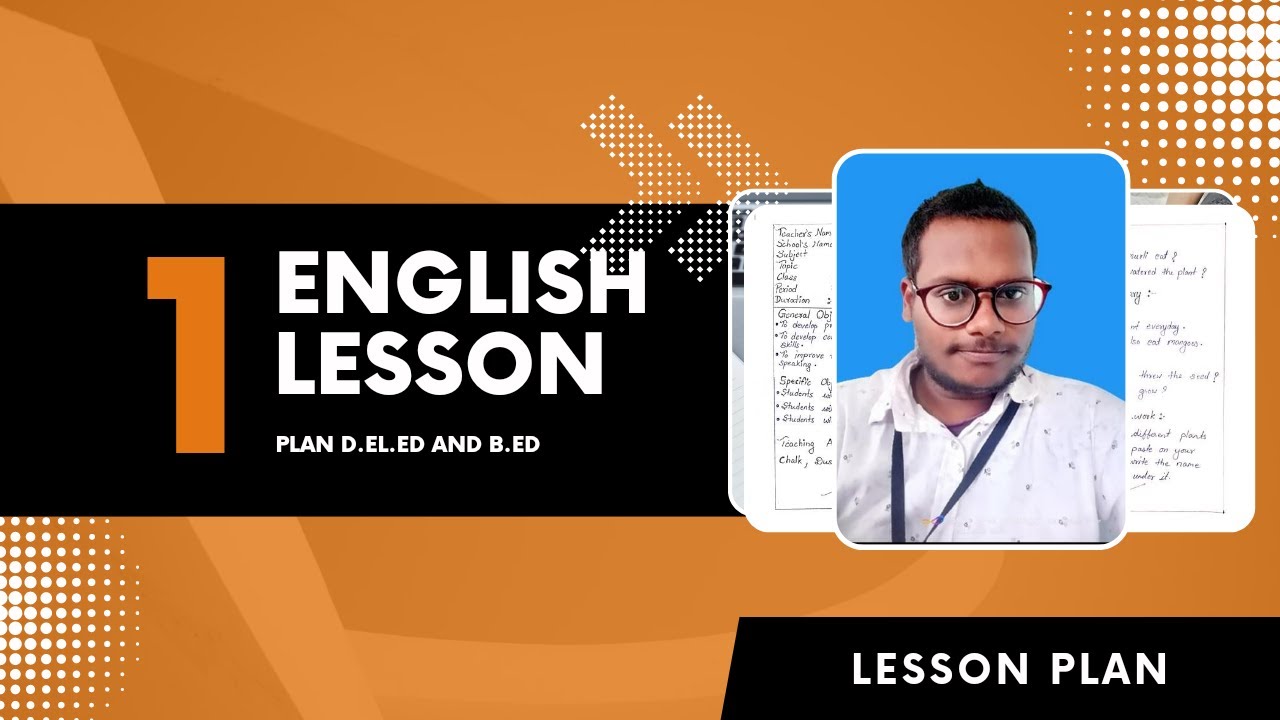 English Lesson plan . Lesson plan . Lesson plan for deled. Easy to make ...